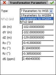 Geodetic Datum Shifts