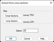 9.11. Convert Station from Cross-Section